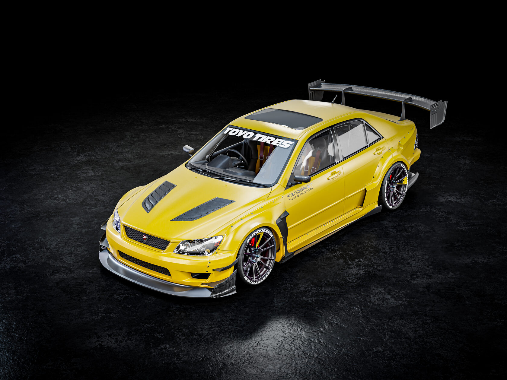 FENDERIST SPEC S DRIFT Spec 60mm / WIDE BODY KIT FENDER FLARES SET ...