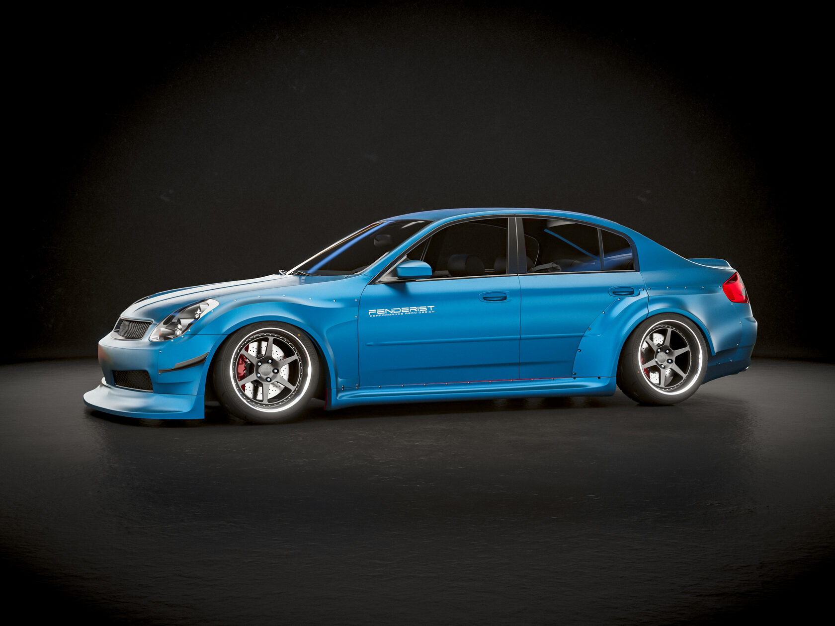 FENDERIST SPEC S Full Set / WIDE BODY KIT INFINITI G35 / NISSAN SKYLINE ...