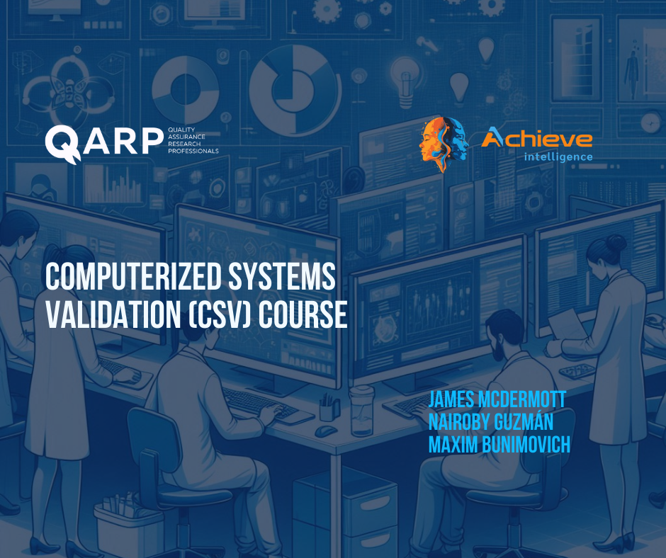 Computerized Systems Validation (CSV) Course