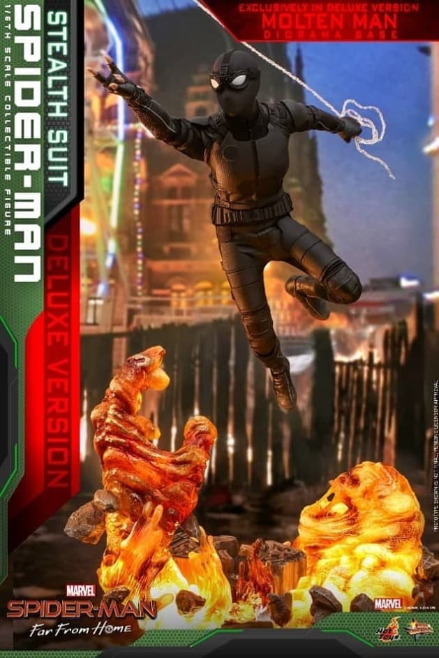 Spider man far from home stealth suit toy store