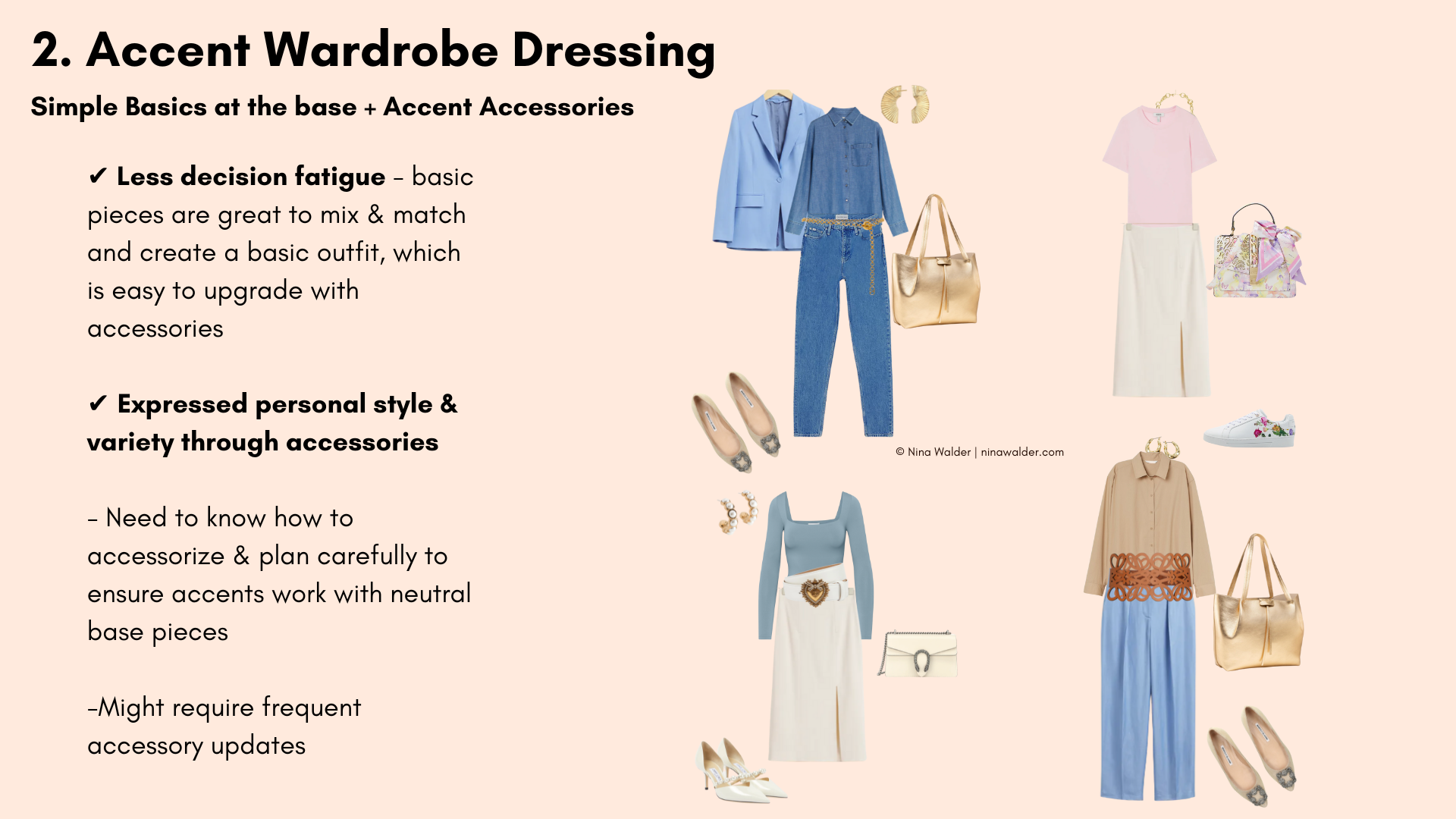 3 main wardrobe strategies