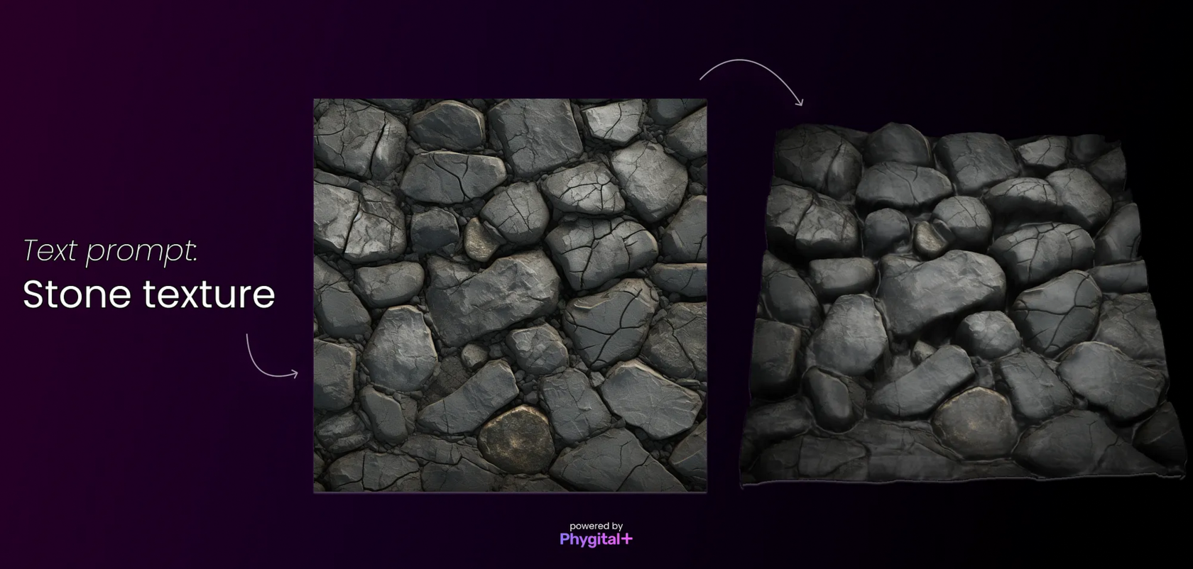 Seamless texture from text