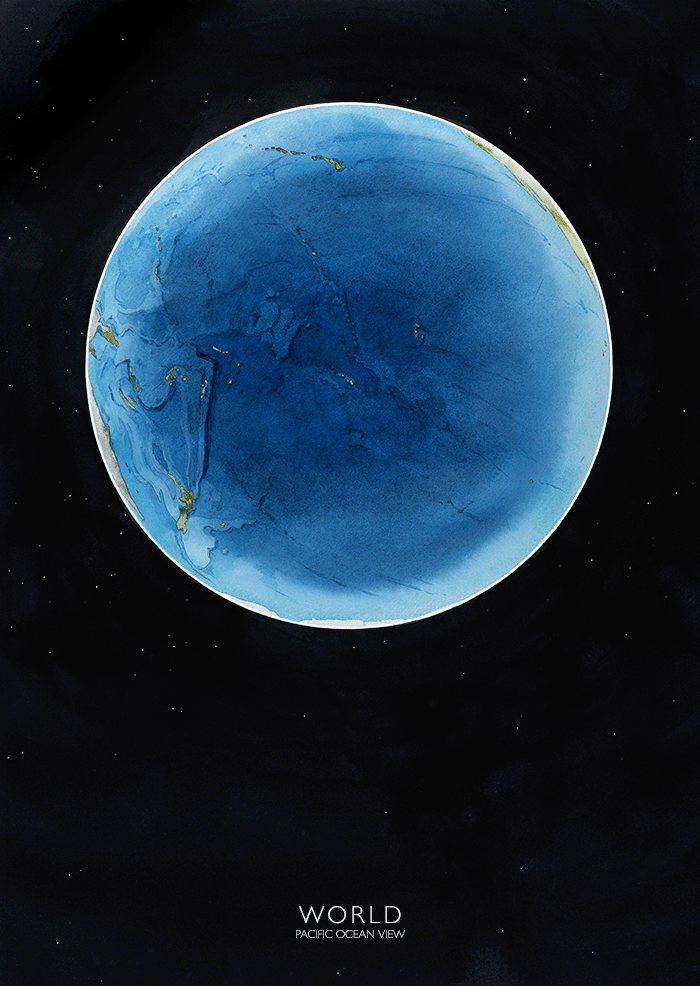 World, Pacific Ocean view