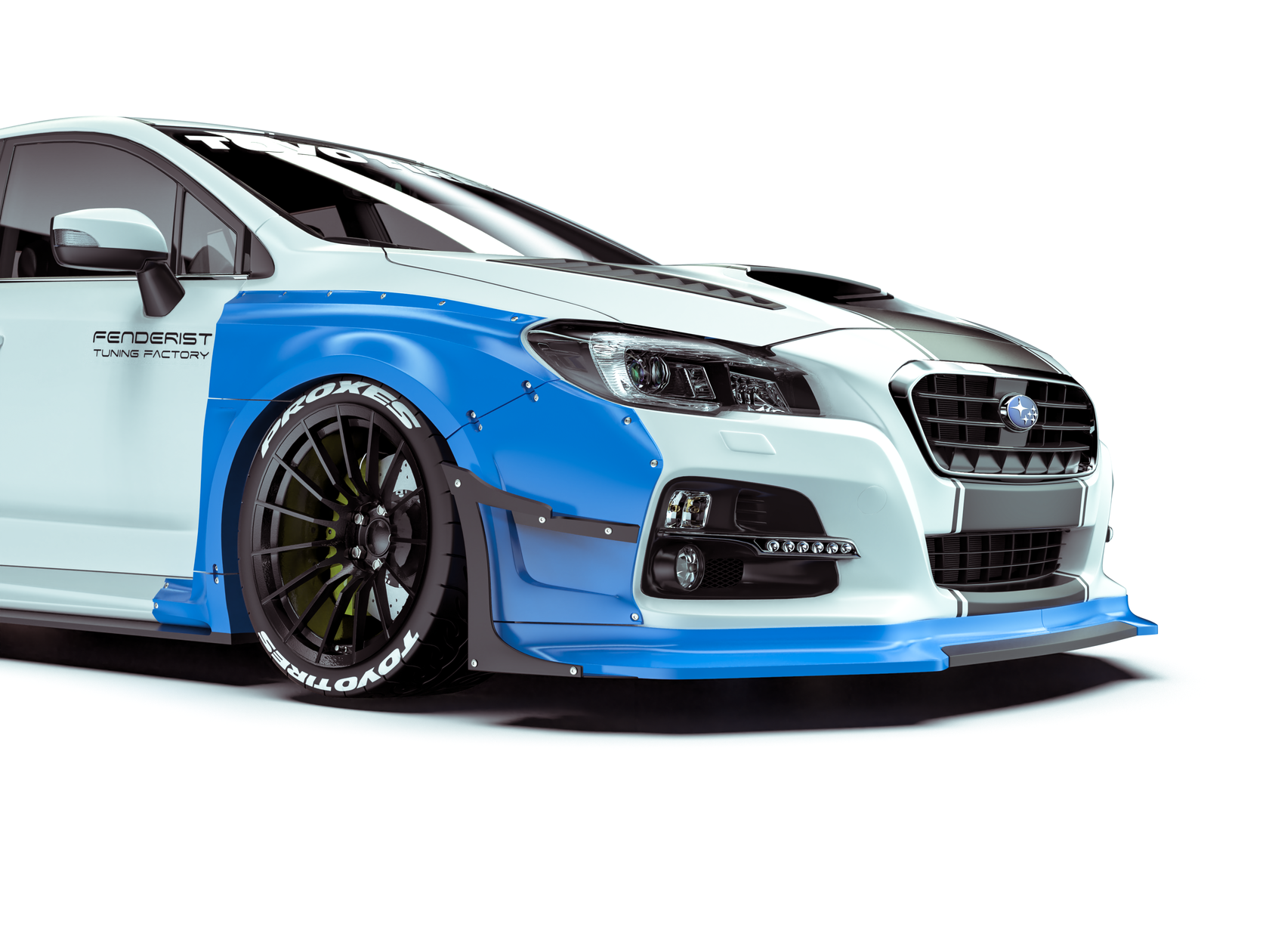 Full FENDERIST SPEC S kit / WIDE BODY KIT Subaru Levorg 14-17