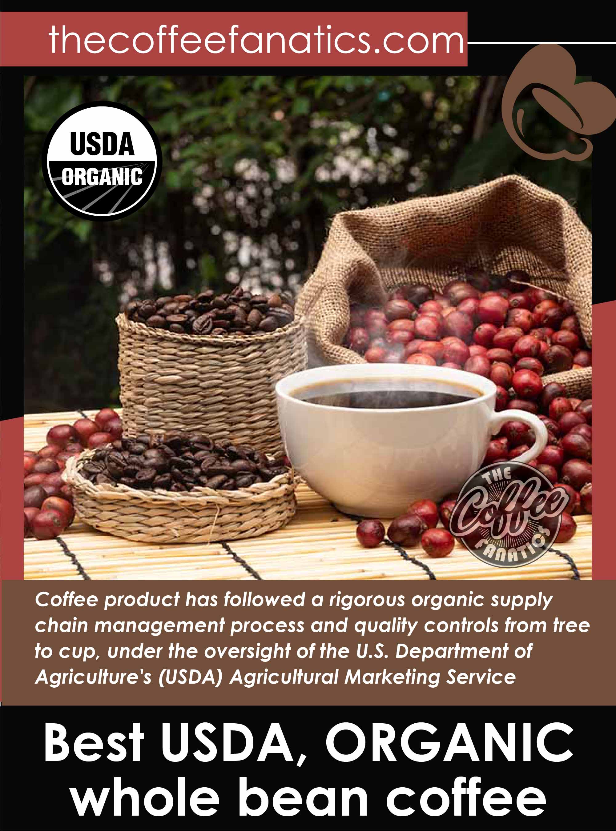 What is USDA Organic Coffee? Benefits, How to Brew, Where to Buy.