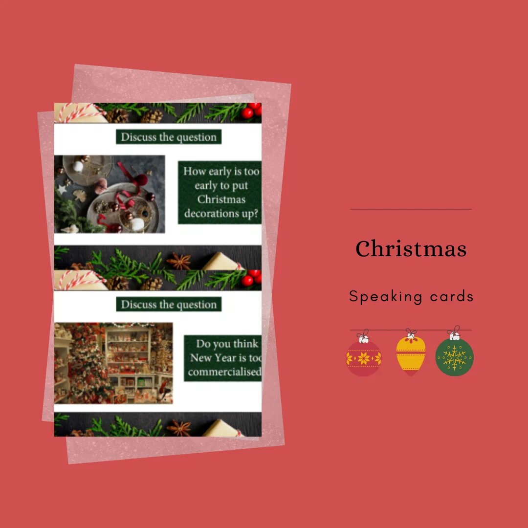 Christmas. ESL Discussion Questions