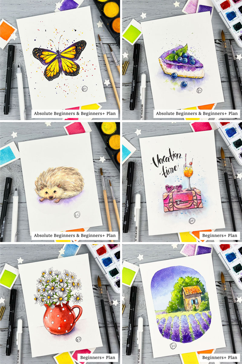 Art tutorials subscription Dream & Draw Art School