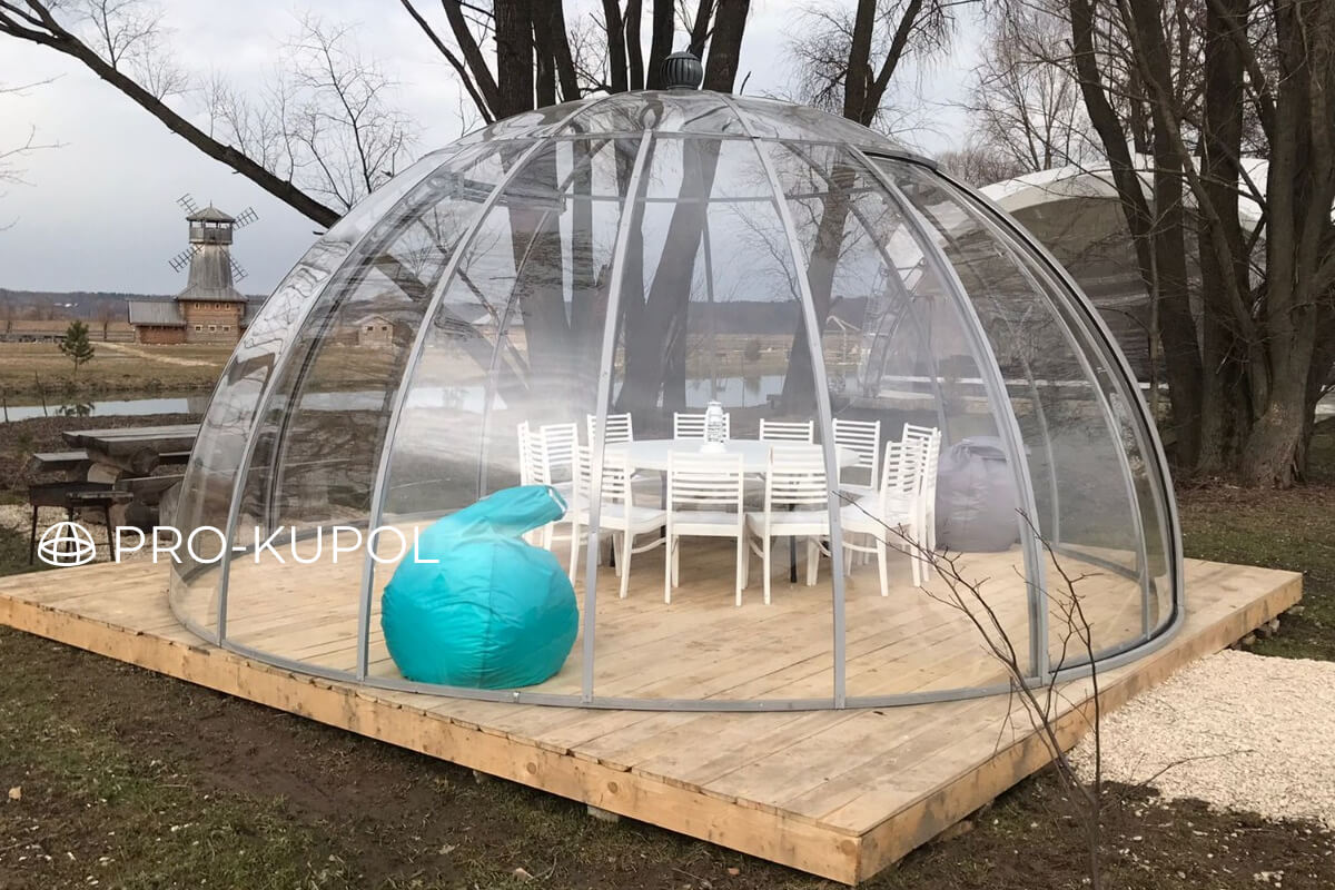Купольная беседка "Купол Maxi" в стиле иглу