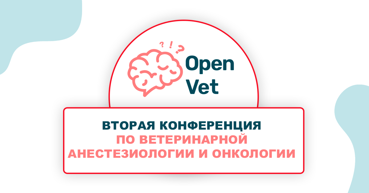 Видеозапись конференции по ветеринарной анестезиологии и онкологии Open Vet 2023. Лекции по ...