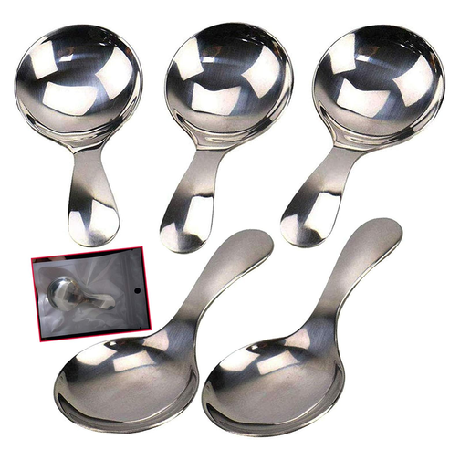ALPENKOK 5PCS Stainless Steel Short Handle Spoons EAN: 0810077842423