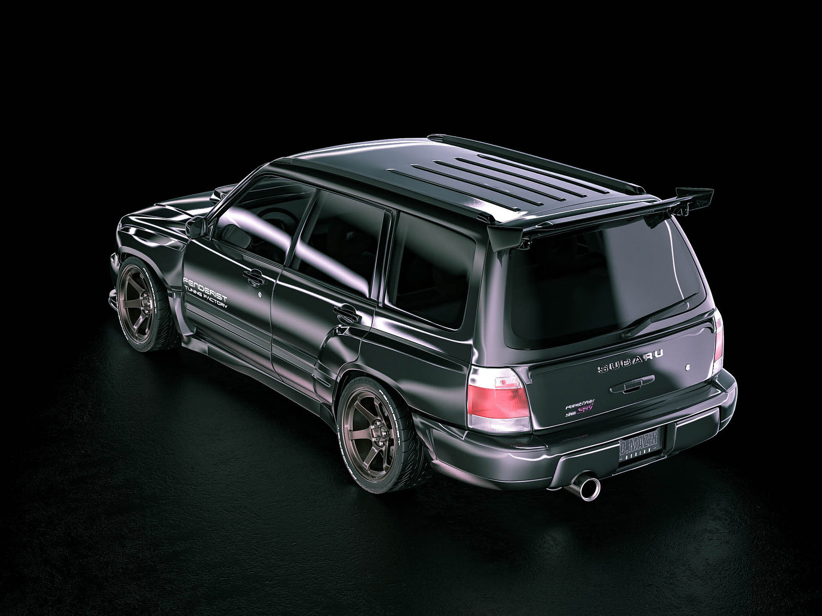 Front splitter SUBARU FORESTER SF5/9 97-99