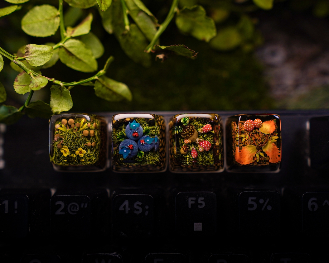 Кастомные кейкапы ручной работы Zen Keycaps