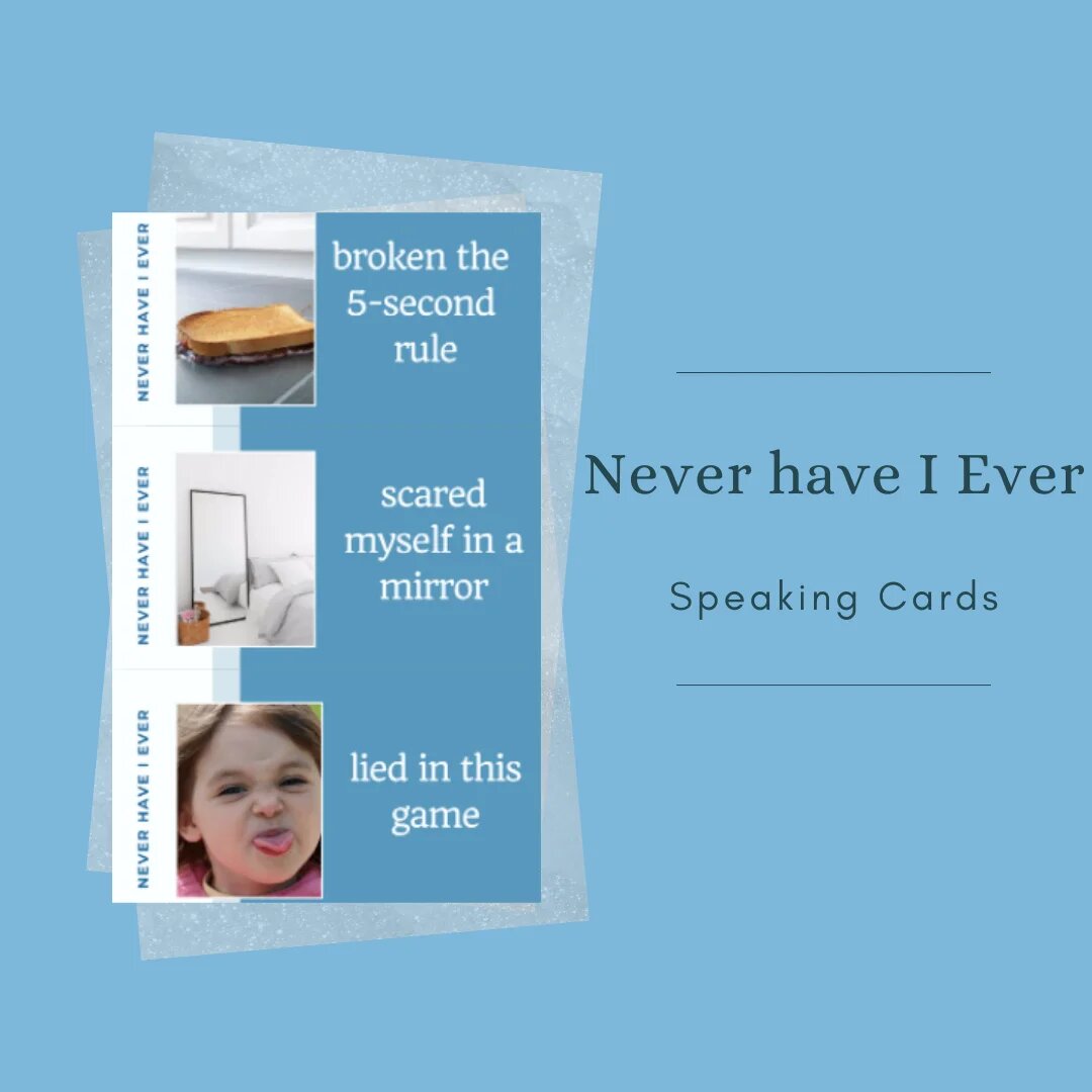 Never Have I Ever. ESL Game