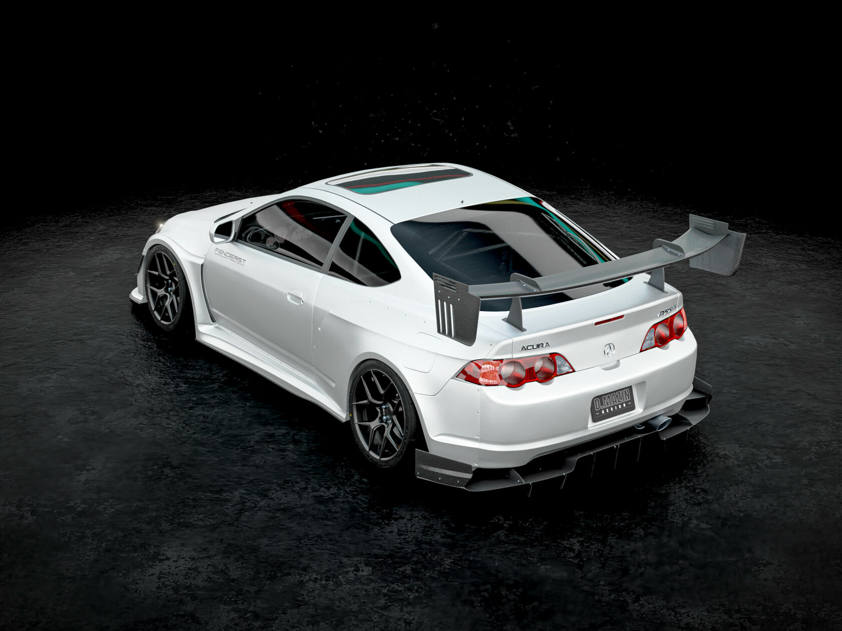 FENDERIST SPEC R Full Set / WIDE BODY KIT HONDA INTEGRA / ACURA RSX ...