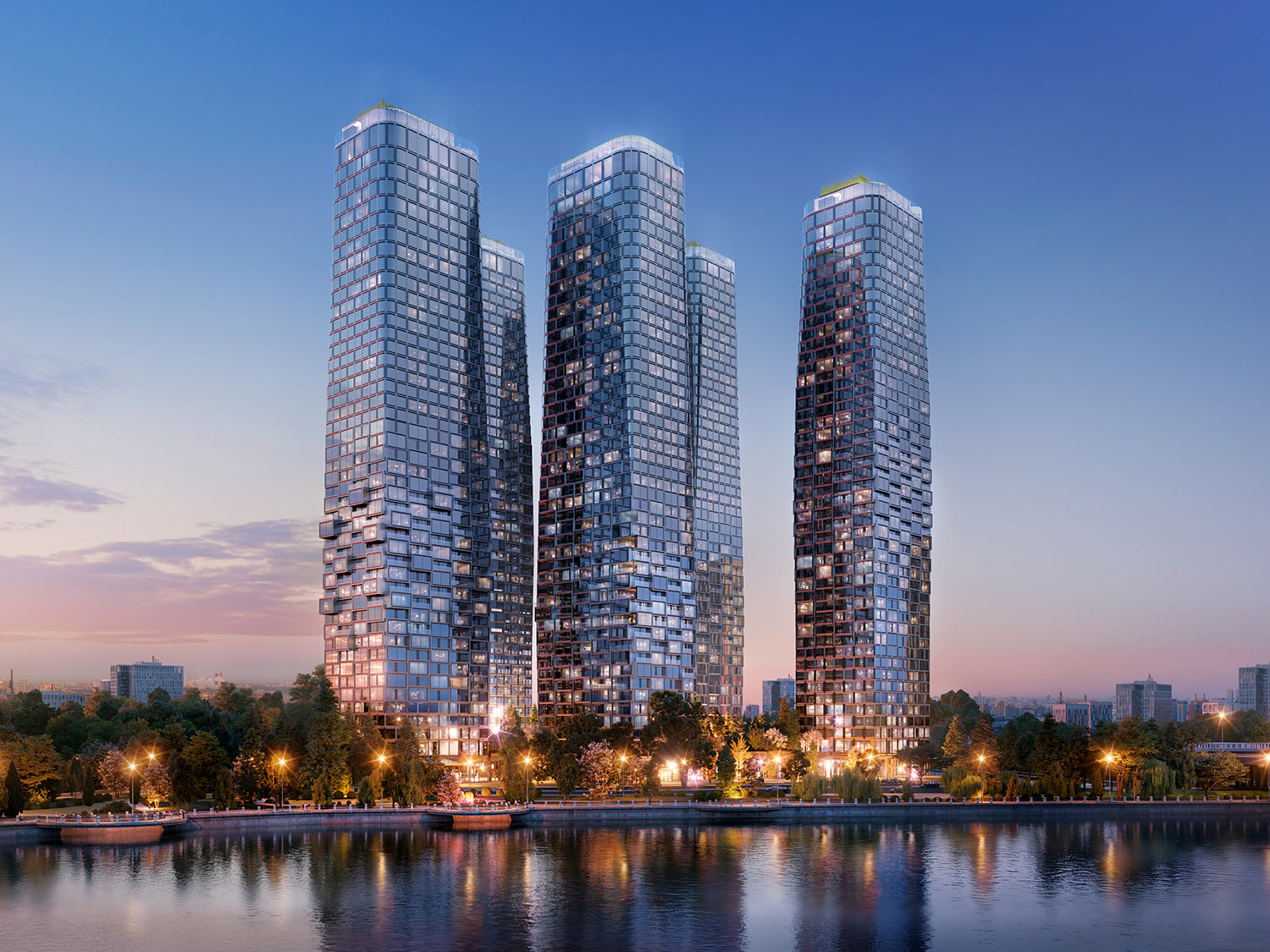 River Park Towers - премиальные небоскребы с отделкой на Кутузовском