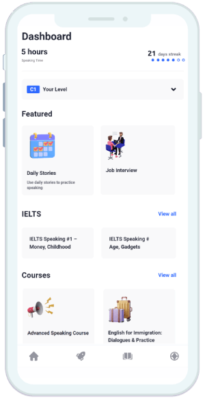 SmallTalk2Me – AI-powered simulator to improve spoken English