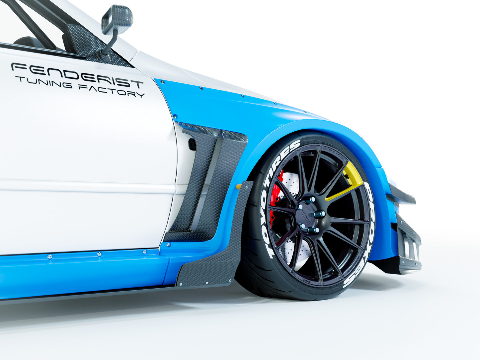 Full FENDERIST SPEC R DRIFT kit / WIDE BODY KIT TOYOTA ALTEZZA / LEXUS ...