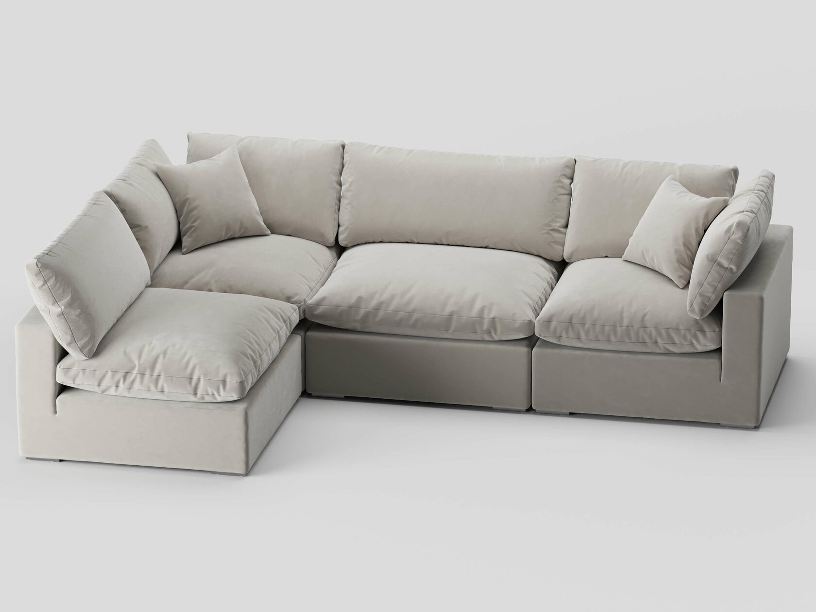 Купить модульные диваны с пуховым наполнителем. Цены от производителя ...