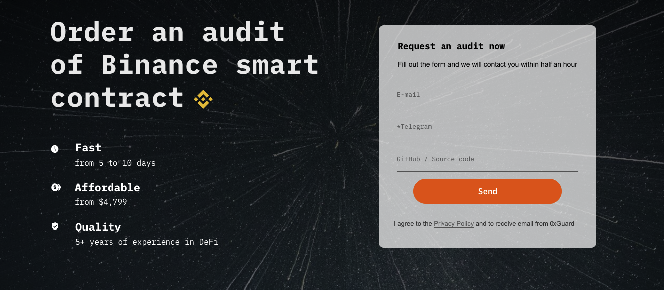 Binance smart contract - Get BSC Security & Smart Contracts Audit