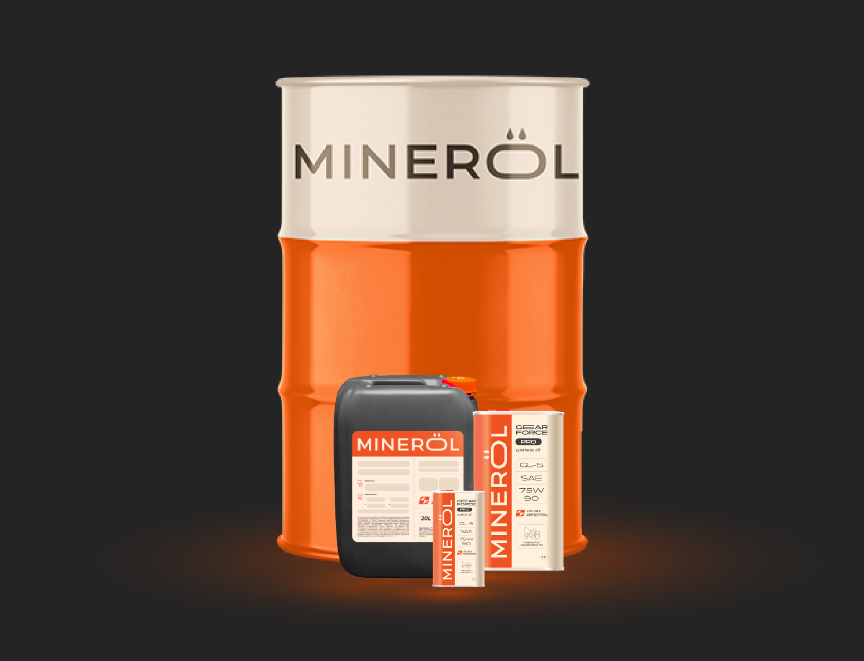 Трансмиссионные масла - MINEROL GEARFORCE PRO | API GL-5; SAE 75W-90