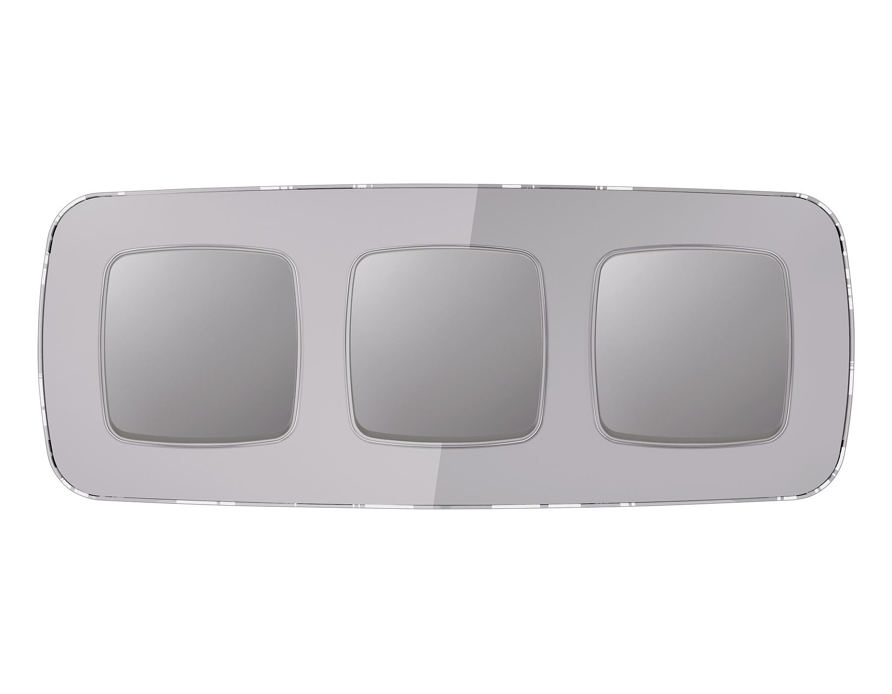 Рамка OMEGA Radian (Сталь Стекло органическое) 3-ая OF320503