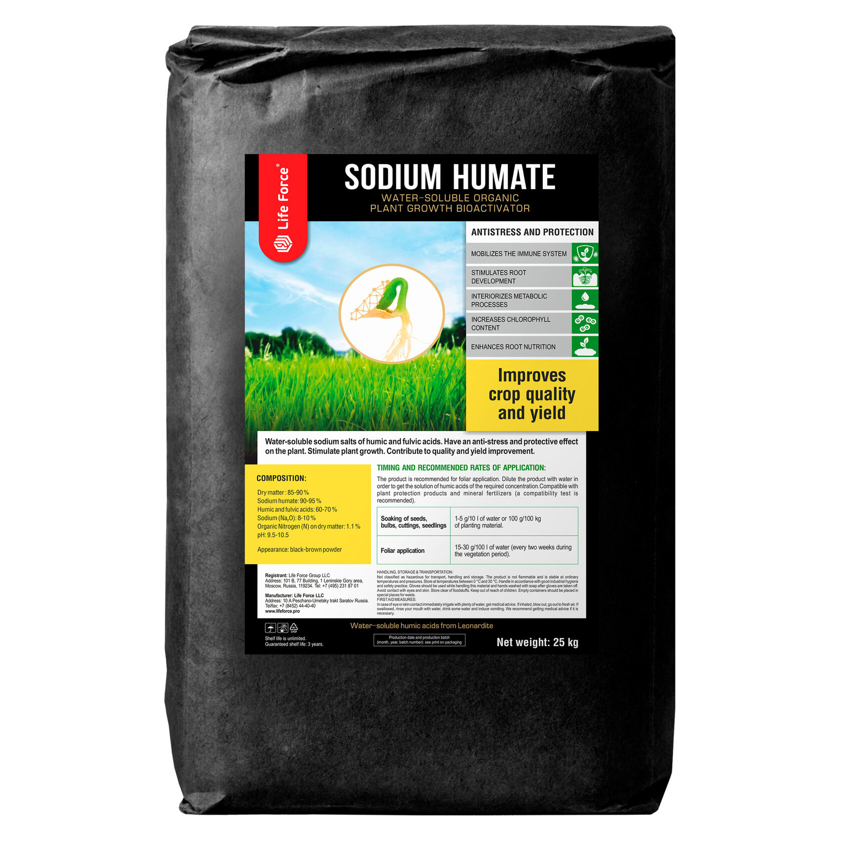Sodium Humate from leonardite Life Force