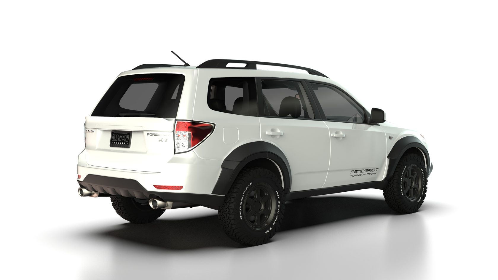 Rear mid spoiler Active VacationSUBARU FORESTER SH 07-14