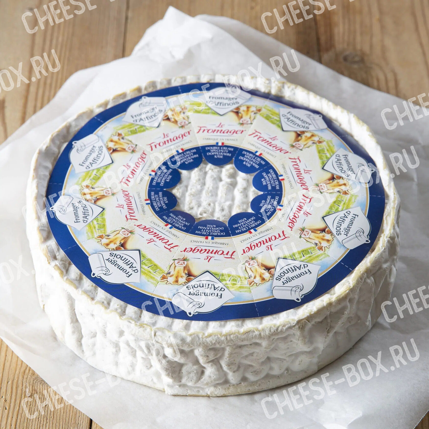 Мягкий сыр Бри Ле Фромаджер ди Афинес (Fromager d Affinois brie)афинос