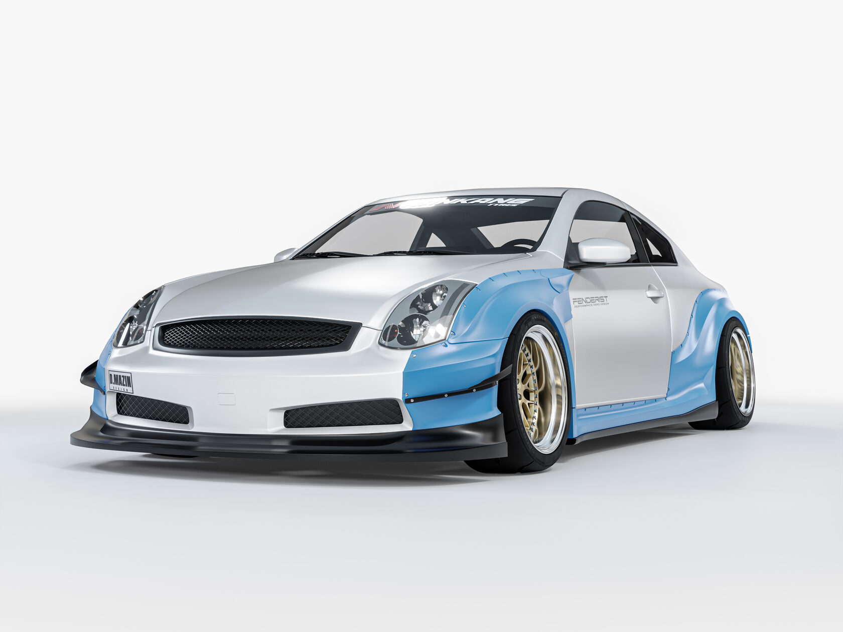 FENDERIST SPEC S Full Set / WIDE BODY KIT INFINITI G35 COUPE / NISSAN ...