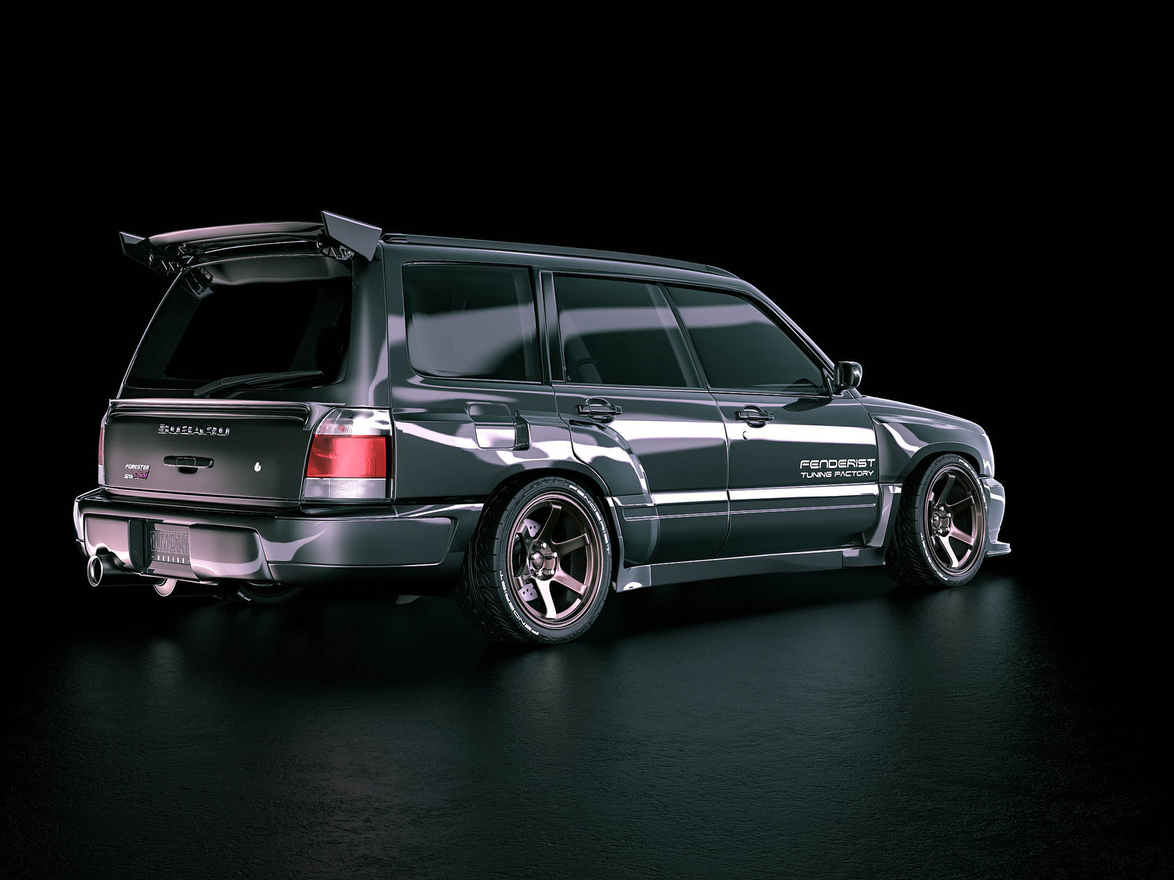 Top Spoiler v2 SUBARU FORESTER SF5/9 97-99