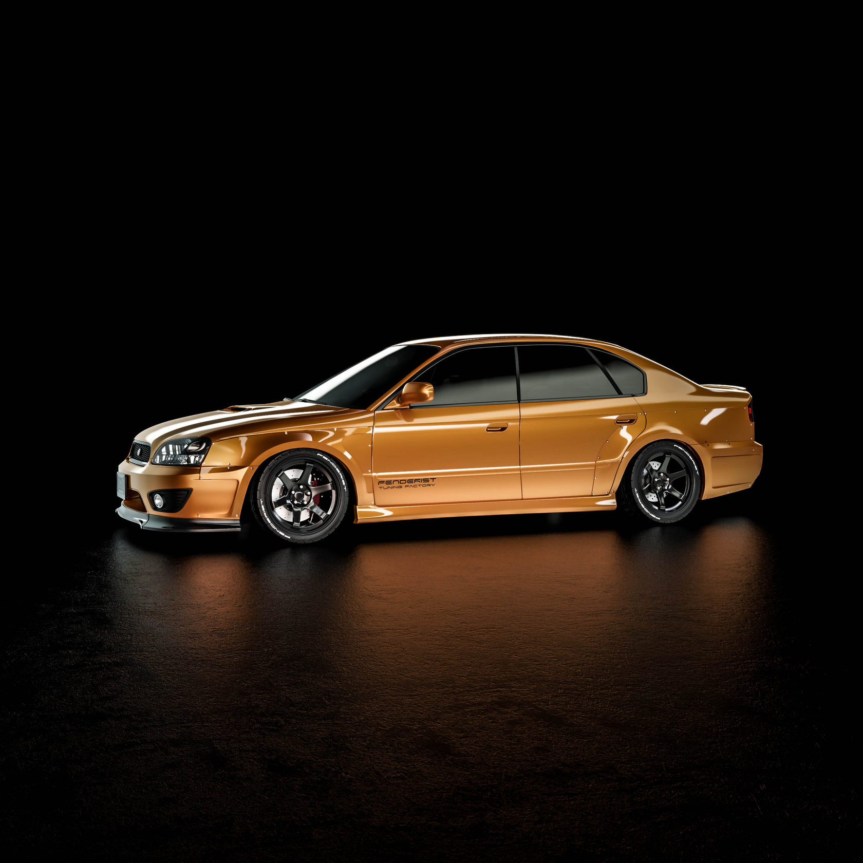 FENDERIST SPEC S Fender Flares Set / WIDE BODY KIT SUBARU Legacy B4 01-03