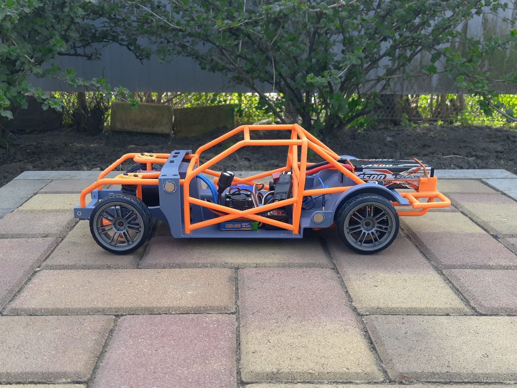 RC drift chassis 3D model