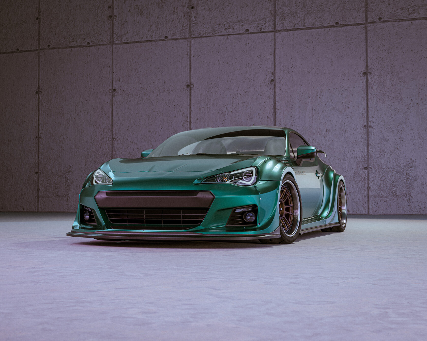 FENDERIST SPEC S fender flares set / WIDE BODY KIT SUBARU BRZ 2011-2017