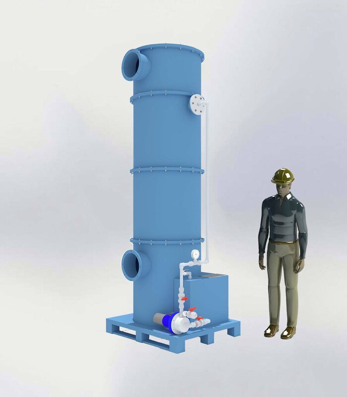Packed Column Wet Scrubber: Design, Types & Column Packing
