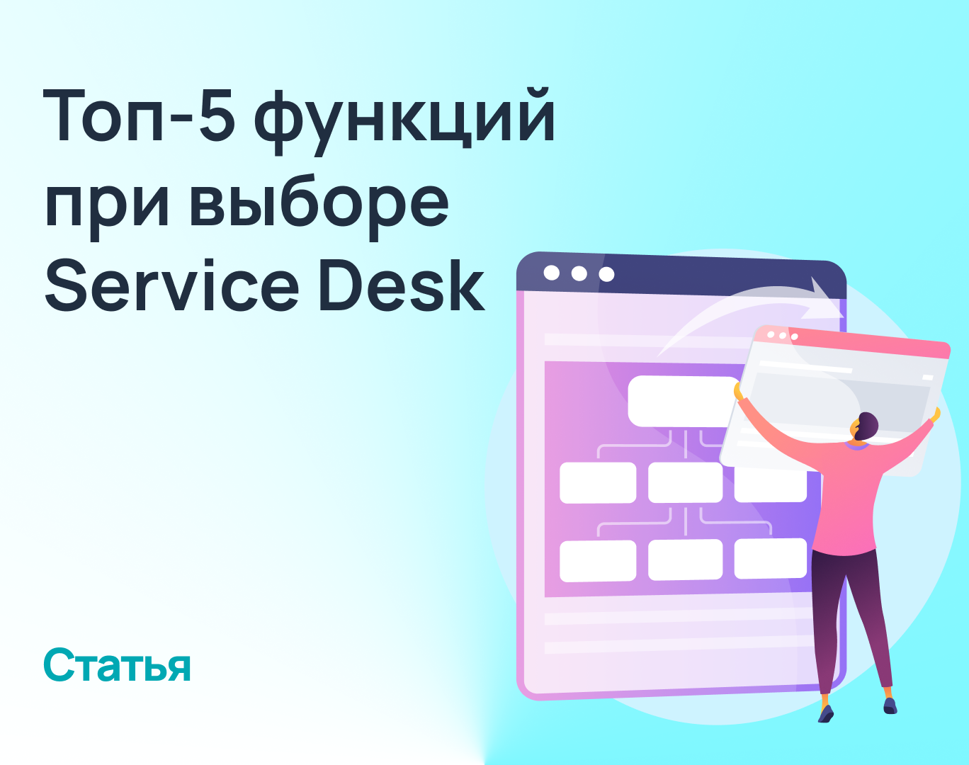 Топ-5 функций при выборе Service Desk