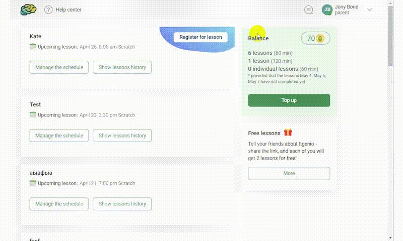 Online Coding School for Kids: ITGENIO