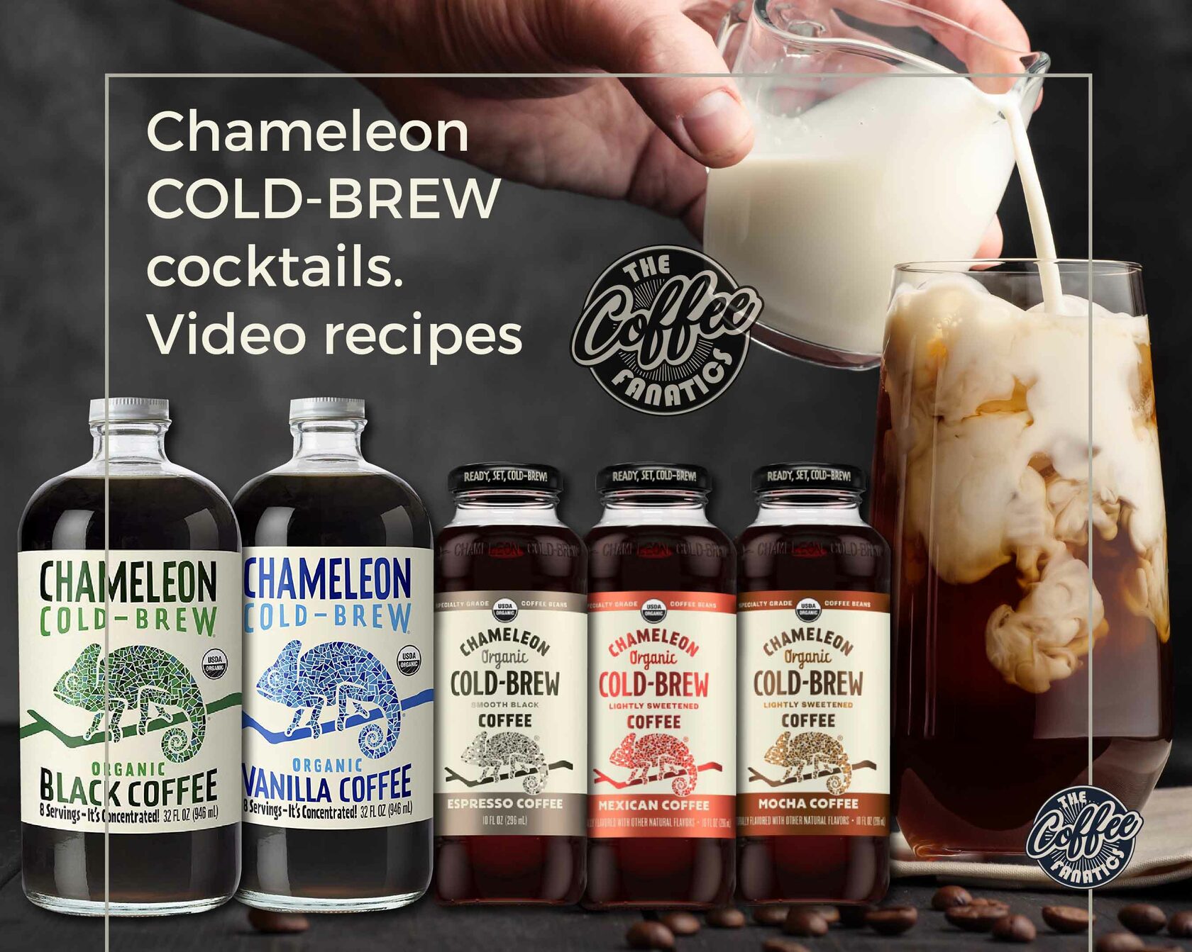 Chameleon COLD-BREW cocktails | Video recipes