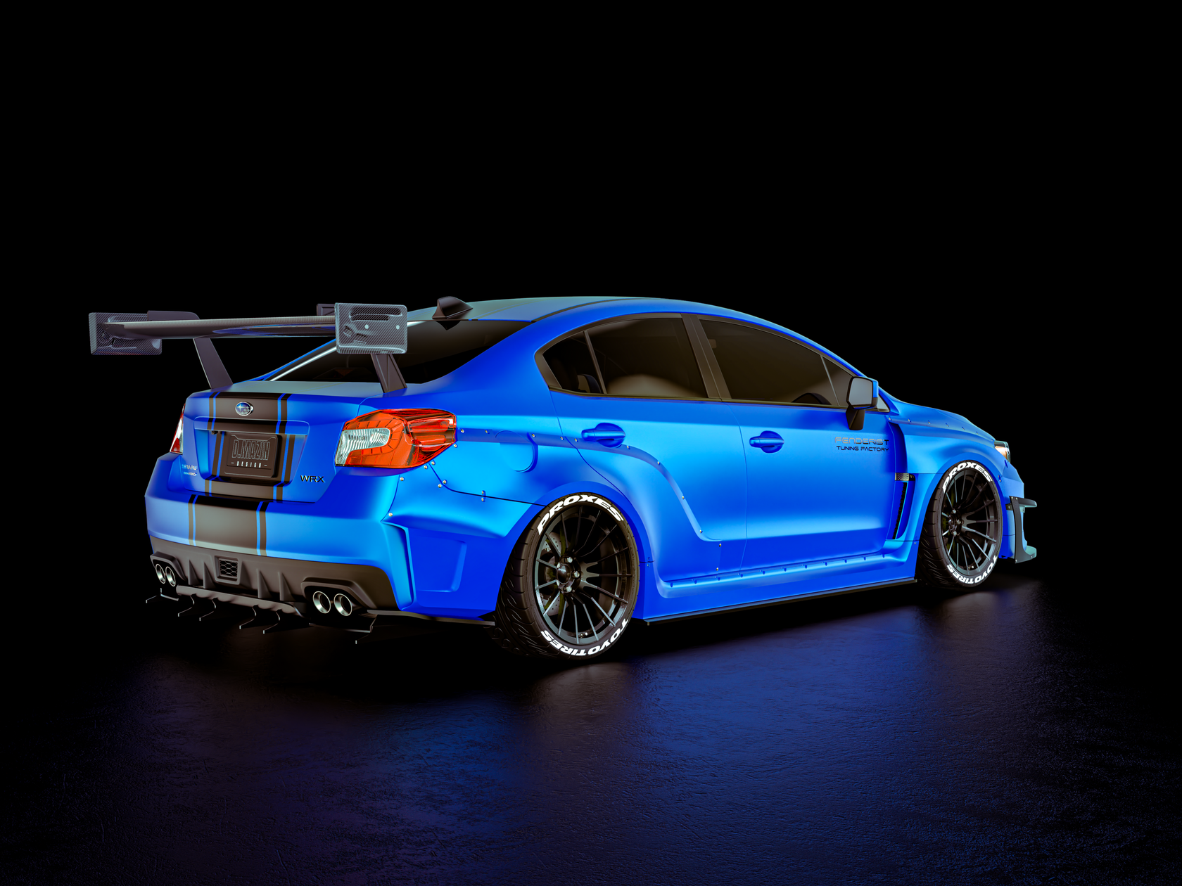 Full URBAN-R kit Subaru Impreza WRX STI 14+