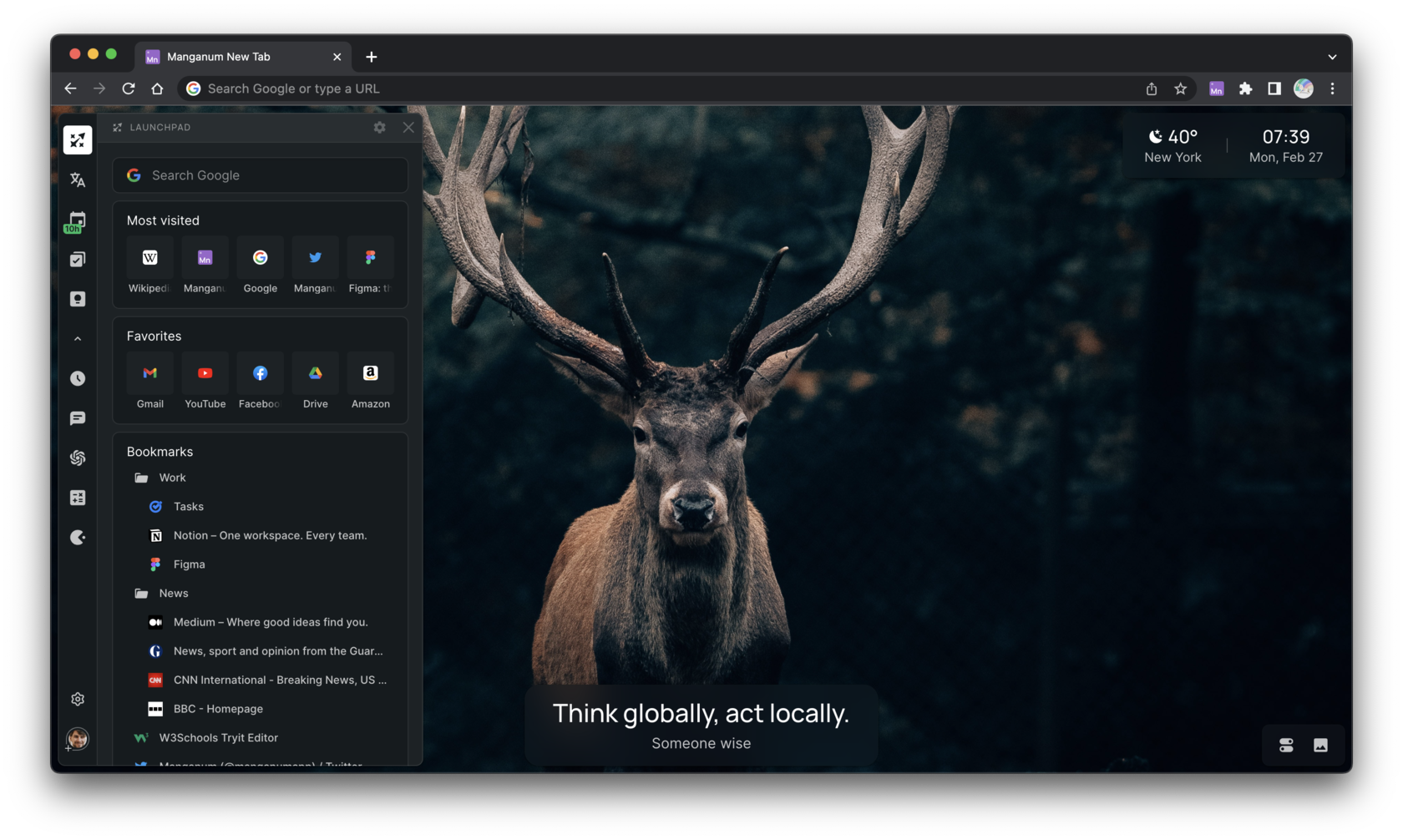 Manganum: The Chrome extension that makes you productive