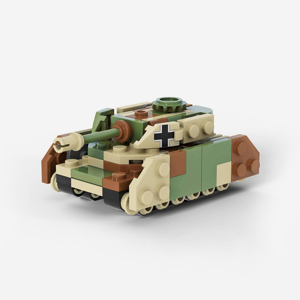 LEGO мини самоделка: Танк Panzer IV