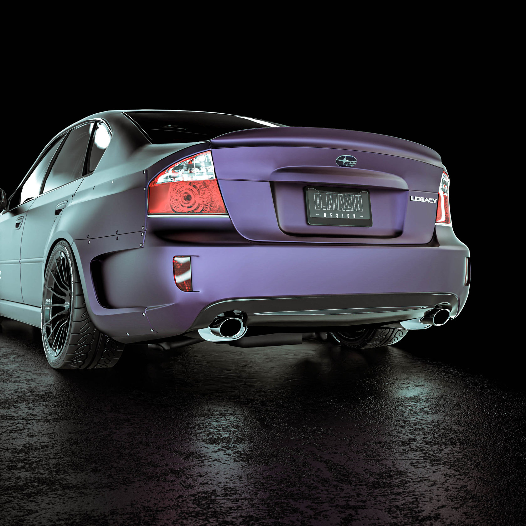 Front splitter SUBARU Legacy B4 06-09