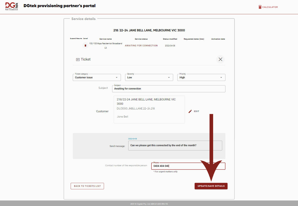 DGtek RSP Portal Help