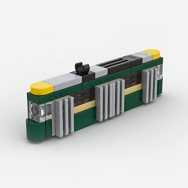LEGO мини самоделка: Трамвай