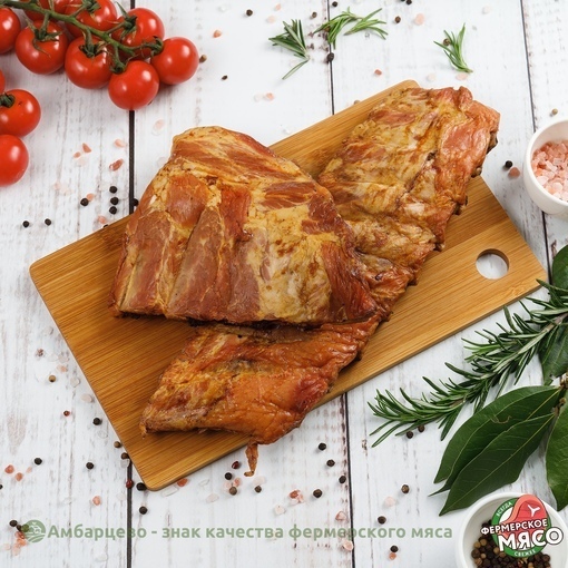 Копченые свиные ребрышки - купить ребра свиные копченые с доставкой на ...