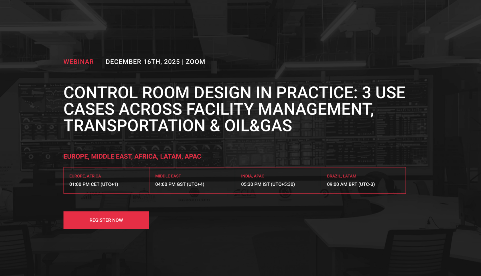 Control Room Design in Practice: 3 Use Cases Across Facility Management ...
