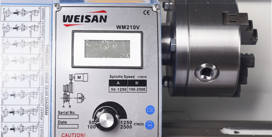 Токарный станок WEISAN WM210V400 по металлу купить по низкой цене