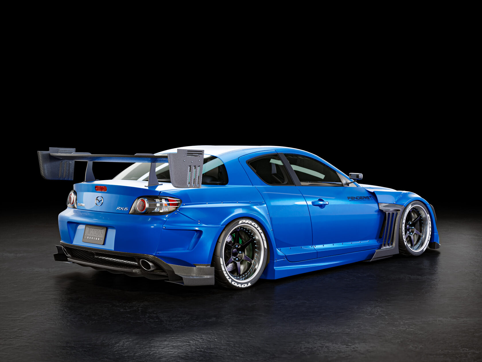 FENDERIST SPEC R Full kit / WIDE BODY KIT Mazda RX-8 2003-2008