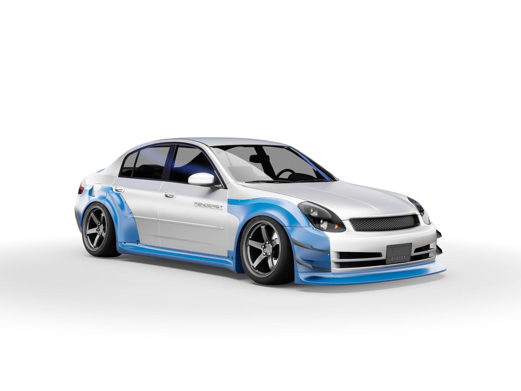 FENDERIST SPEC S Full Set / WIDE BODY KIT INFINITI G35 / NISSAN SKYLINE ...