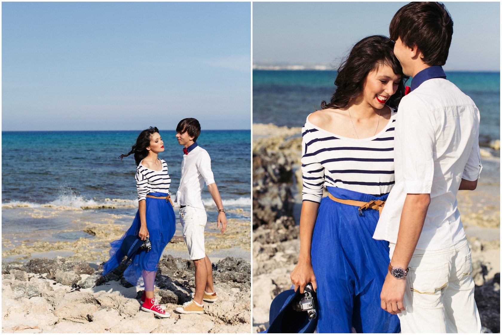 Couple photoshoot of German and Elina in Cyprus