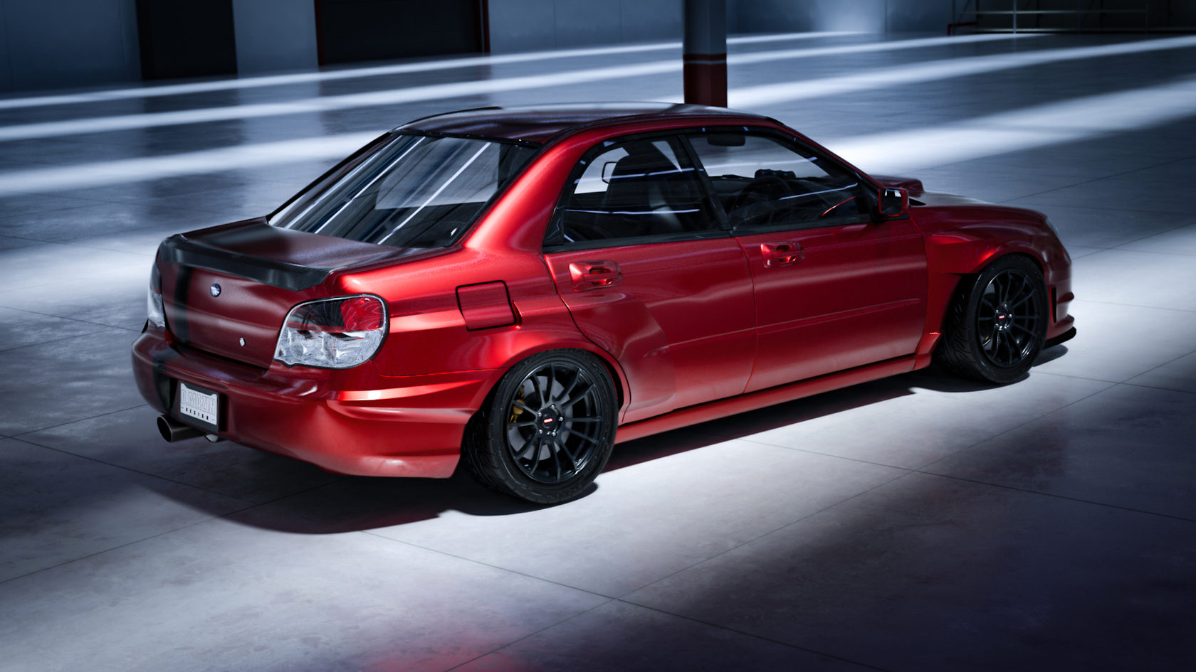 Front Lip Spoiler SUBARU IMPREZA WRX /WRX STI 05-07
